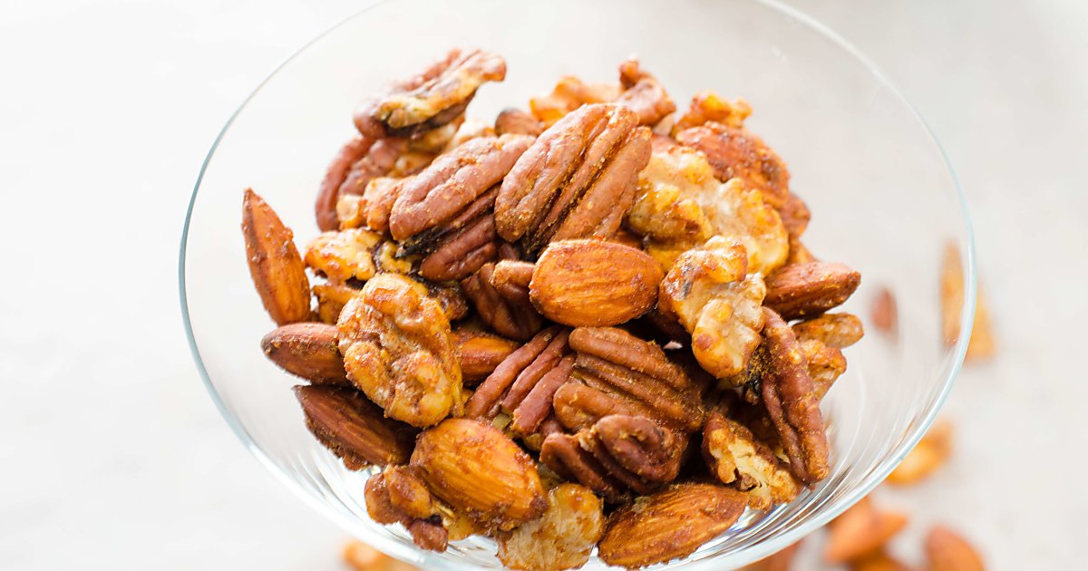 Chili Spiced Mixed Nuts - Cook Eat Well