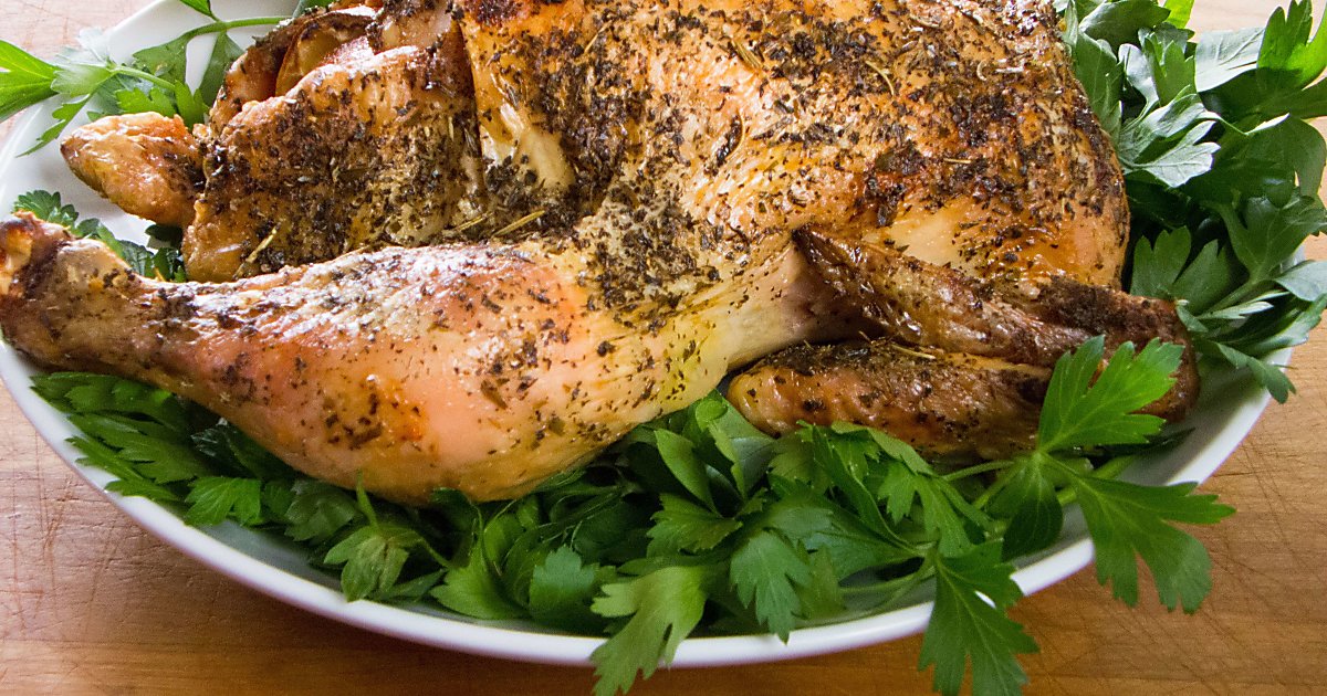 Lemon Garlic Roast Chicken - Cook Eat Well