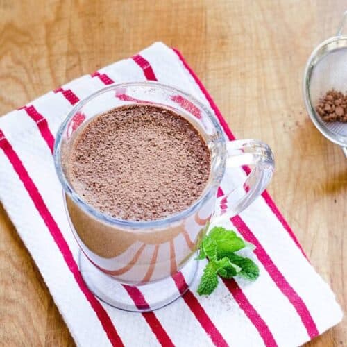 Peppermint Mocha Smoothie - Cook Eat Well