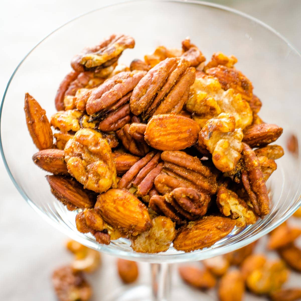 Chili Spiced Mixed Nuts - Cook Eat Well